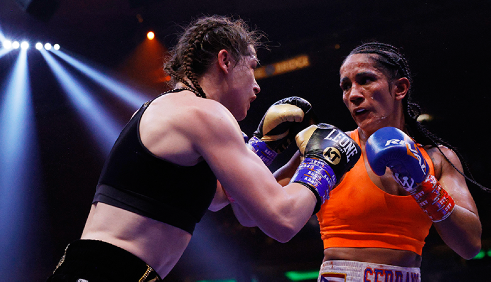 La boxeadoras Amanda Serrano y Katie Taylor hicieron de su pelea en ...