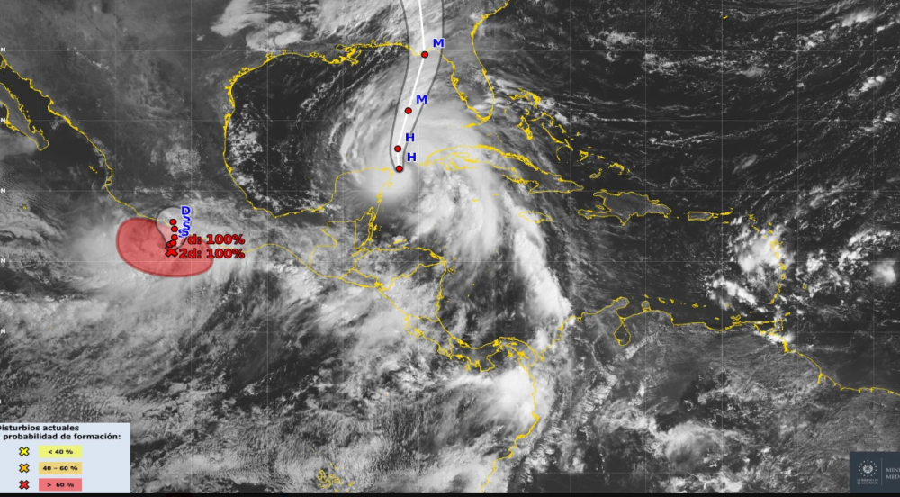 “Helene” se convierte en huracán categoría uno