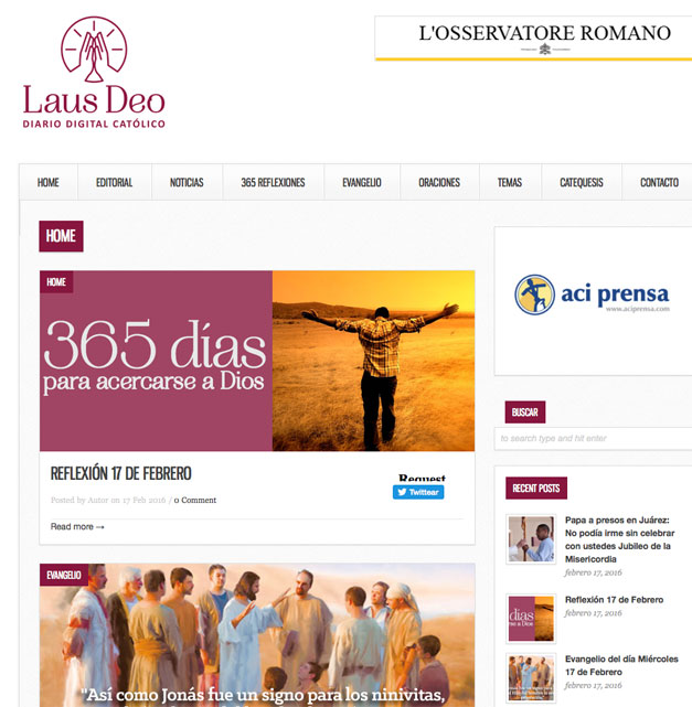 “Laus Deo”será un puente entre la iglesia y la sociedad