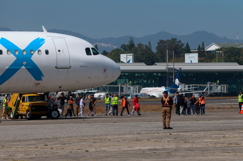 Guatemala recibió los primeros vuelos de deportados desde EE.UU. de 2026